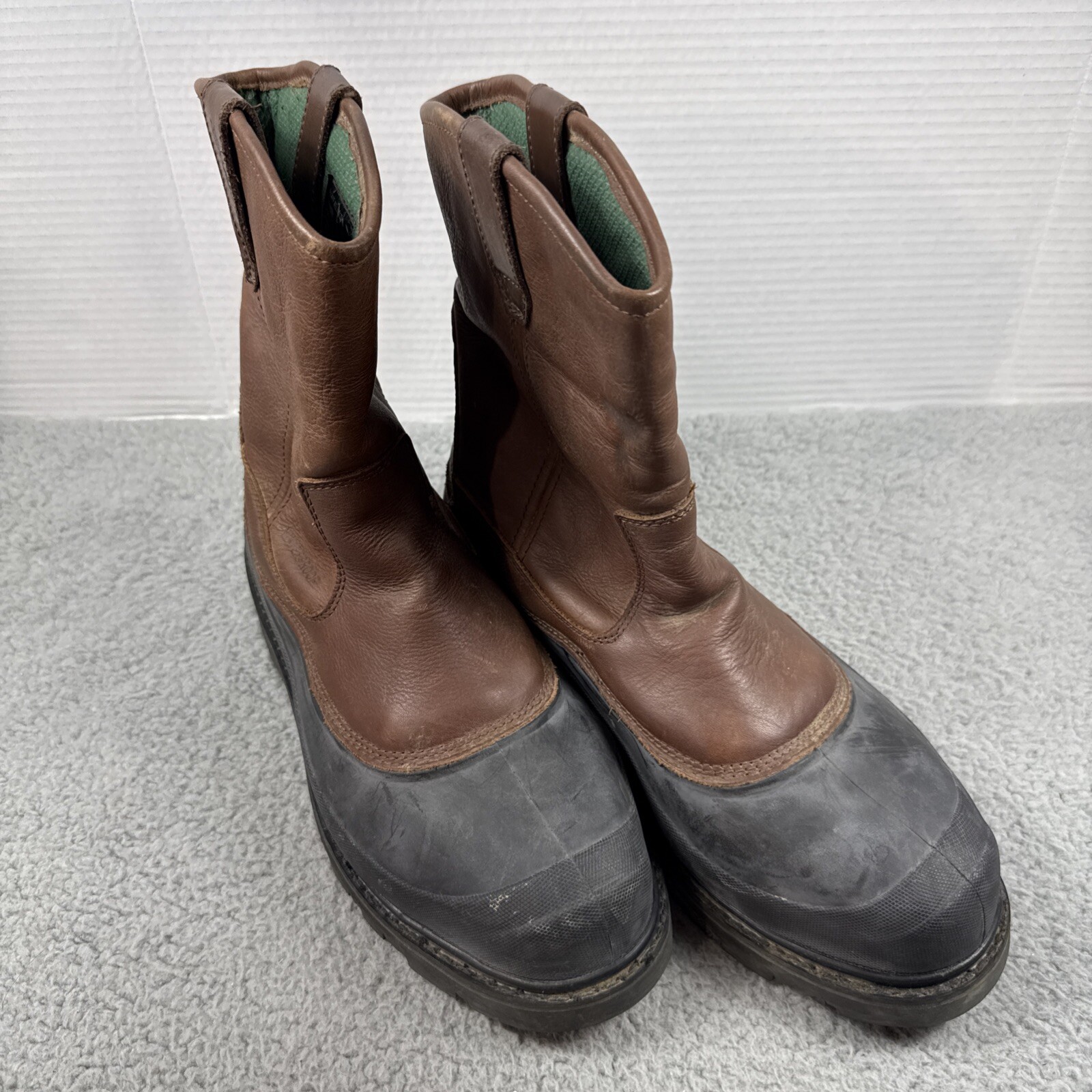 Hytest Wellington Steel Toe Work Boots leather waterp… - Gem