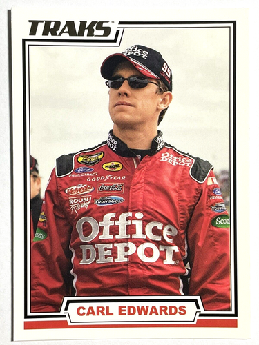 HOF'er CARL EDWARDS 2006 Press Pass Traks NASCAR Racing Card #8 | eBay