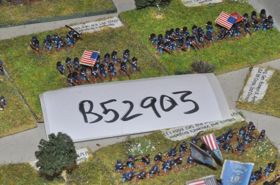 6mm ACW / volley & bayonet - gettysburg union 5th corp 220 figs ...