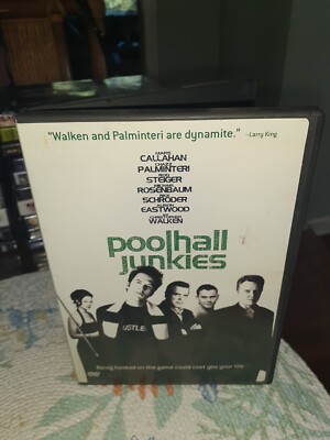 Poolhall Junkies (DVD, 2003) With Insert Christopher Walken Chazz ...