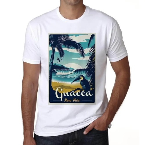Men's Graphic T-Shirt Guaeca Pura Vida Beach Eco-Friendly Limited ...