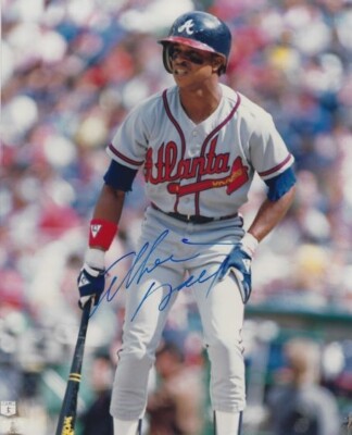 Autographed ALBERT HALL Atlanta Braves 8X10 Photo - COA | eBay