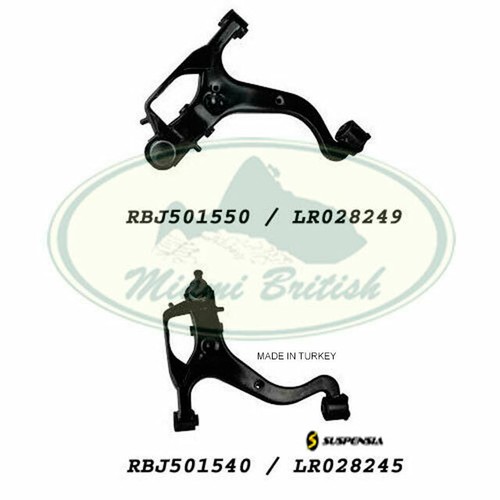 LAND ROVER FRONT SUSPENSION LOWER ARM SET LR3 LR075995 LR075993 MR0130 ...