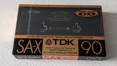 TDK SA-X 90 New Japan 1psc 1989 (small window) | eBay
