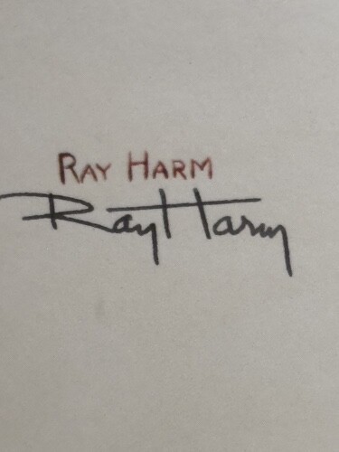 Ray Harm Wildlife Art CARDINAL 1963 Bird Print Signed Pro Framed Artist ...