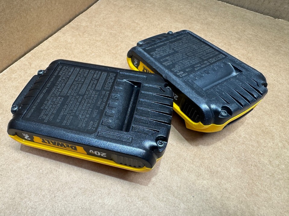 [2-PACK] DEWALT [DCB203] GENUINE 20V MAX 2.0AH COMPACT LI-ION TOOL ...