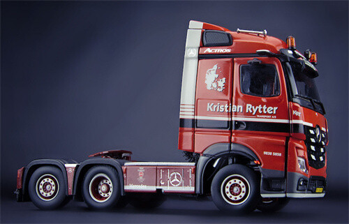 IMC MB ACTROS 6x2 Kristian Rytter 1/50 DIECAST Truck Pre-built Model | eBay
