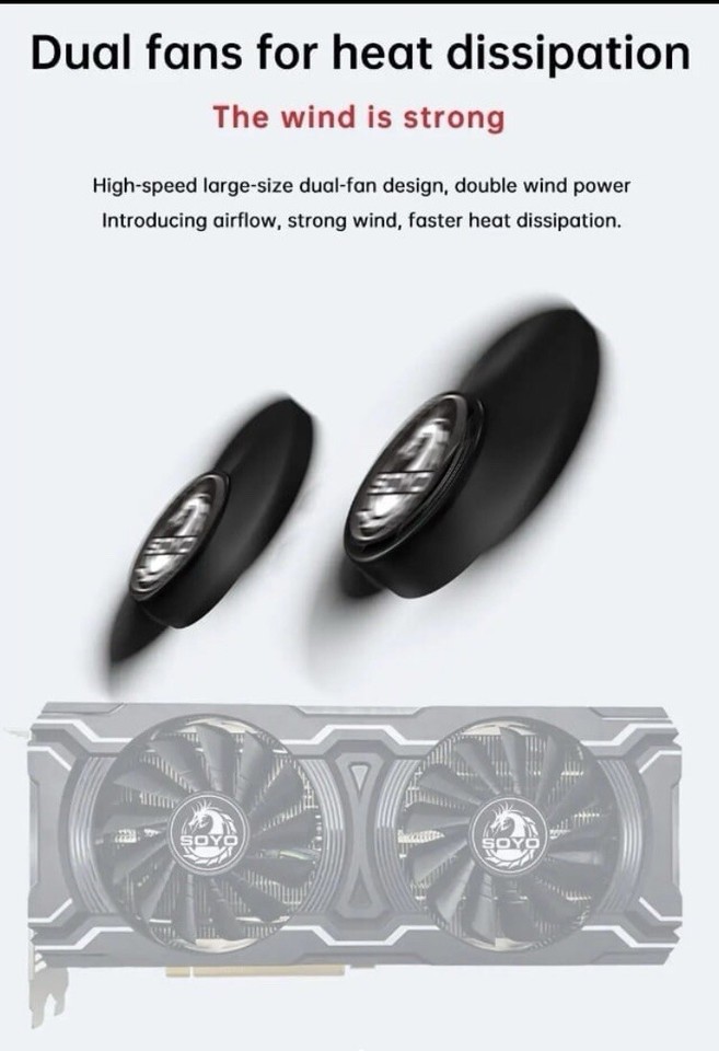 SOYO AMD Radeon RX 5700 XT 8GB GDDR6 256 Bit Navi 10 core Extreme ...