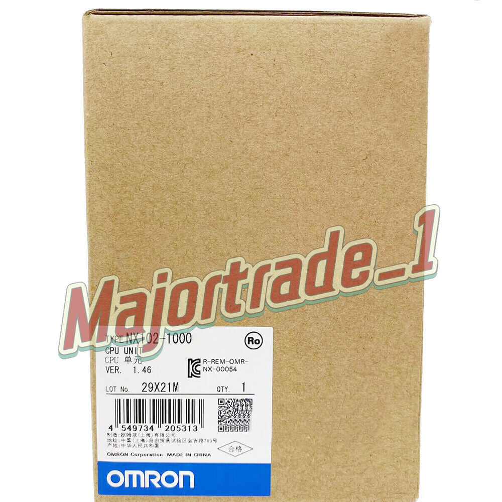 1PC Omron NX102-1000 CPU Unit NX1021000 PLC New In Box Expedited ...