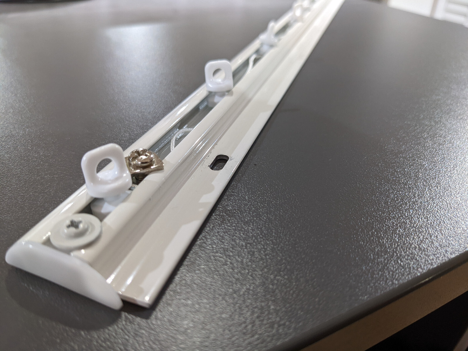 Discreet Thin Hidden WAVE Curtain Rail Track LONG LENGTHS COMPLETE UP ...