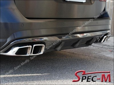 CARBON FIBER GTX REAR DIFFUSER FIT E250 E350 E550 W212 E-CLASS E63 AMG ...