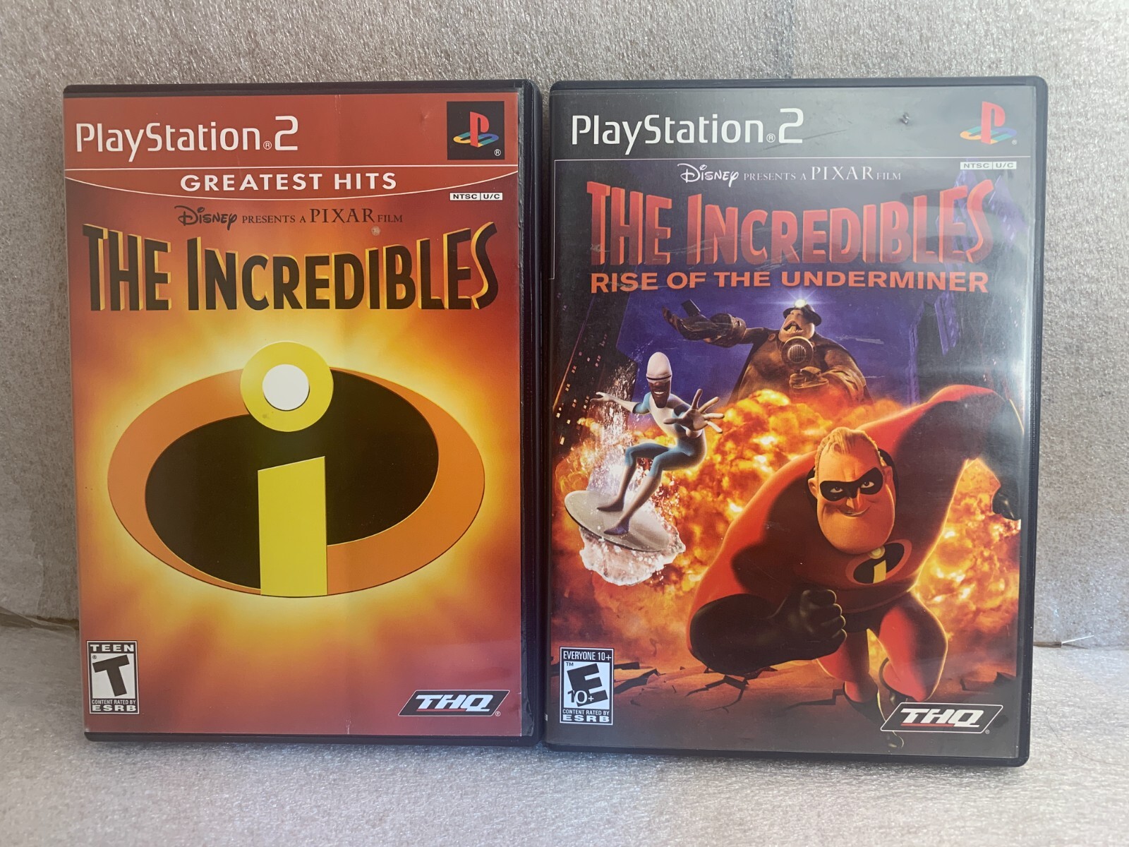 The Incredibles and The Incredibles Rise of the Underminer PS2 CIB ...