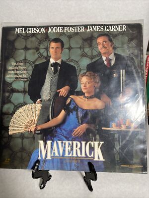 Maverick (Laserdisc, 1994, Widescreen) Mel Gibson, James Garner Western ...