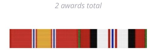 Operation Enduring Freedom Ribbon Bar Rack National Defense Afghanistan ...