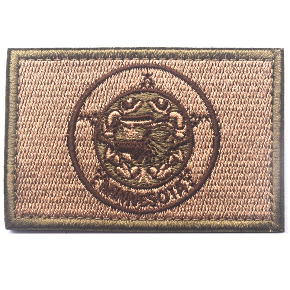 USA Minnesota MN STATE FLAG U.S. ARMY BADGE TACTICAL PATCH | eBay