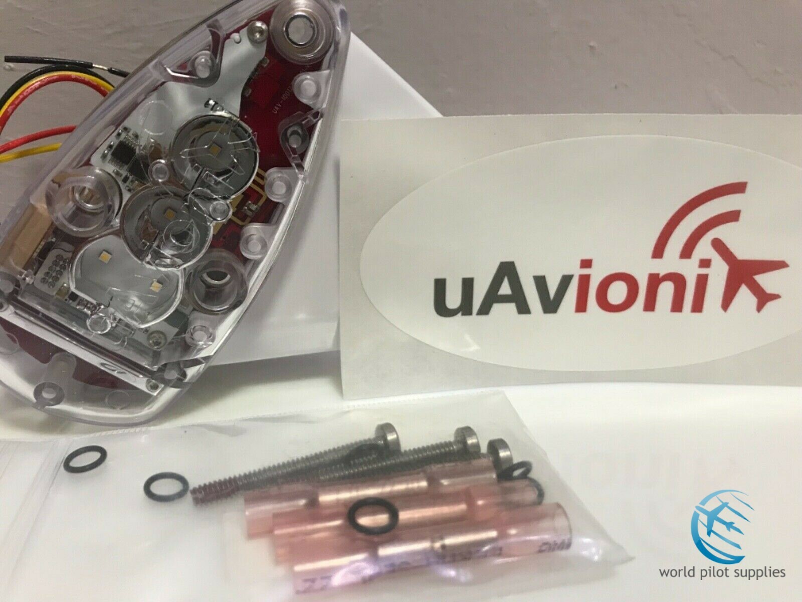 UAVIONIX SKYBEACON ADS-B OUT CERTIFIED WAAS NAV LED, STROBE, BARO ...