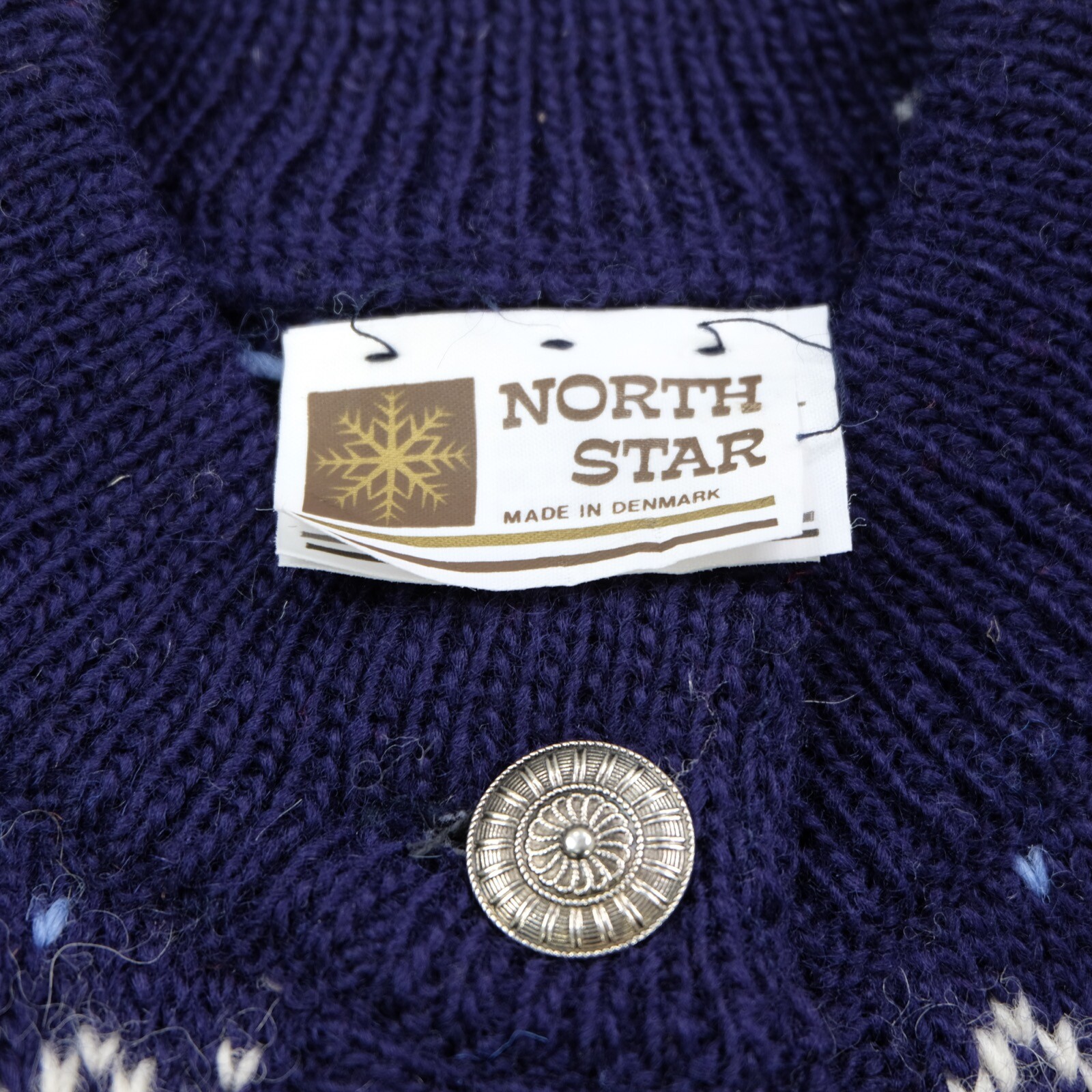 Rare Vintage NORTH STAR Striped Button Front Pullover… - Gem