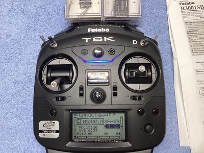 Futaba 6K 2.4ghz SFHSS TFHSS RC RC Airplane/Helicopter Transmitter and ...