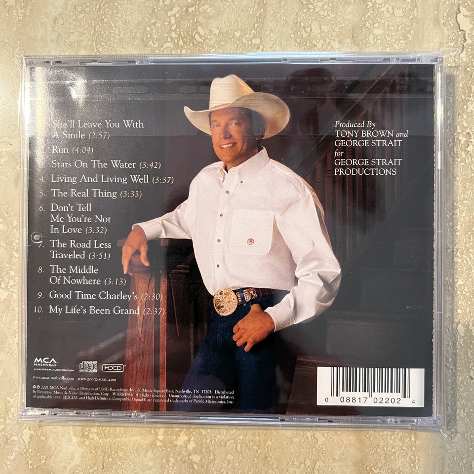 CD George Strait The Road Less Traveled Country 2001 MCA Records ...