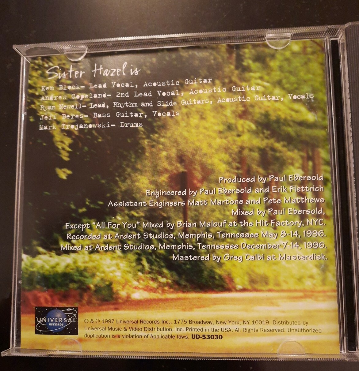 ...Somewhere More Familiar by Sister Hazel (CD, Feb-1997, Universal ...
