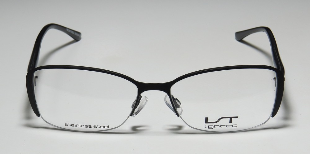 NEW LIGHTEC 7036L GLASSES HALF-RIM BLACK METAL & PLASTIC WOMENS NN011 ...