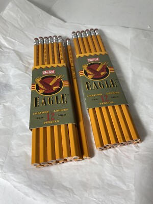 Berol Eagle 1993 No 2 Pencils NOS 2 Pkgs 12 | eBay
