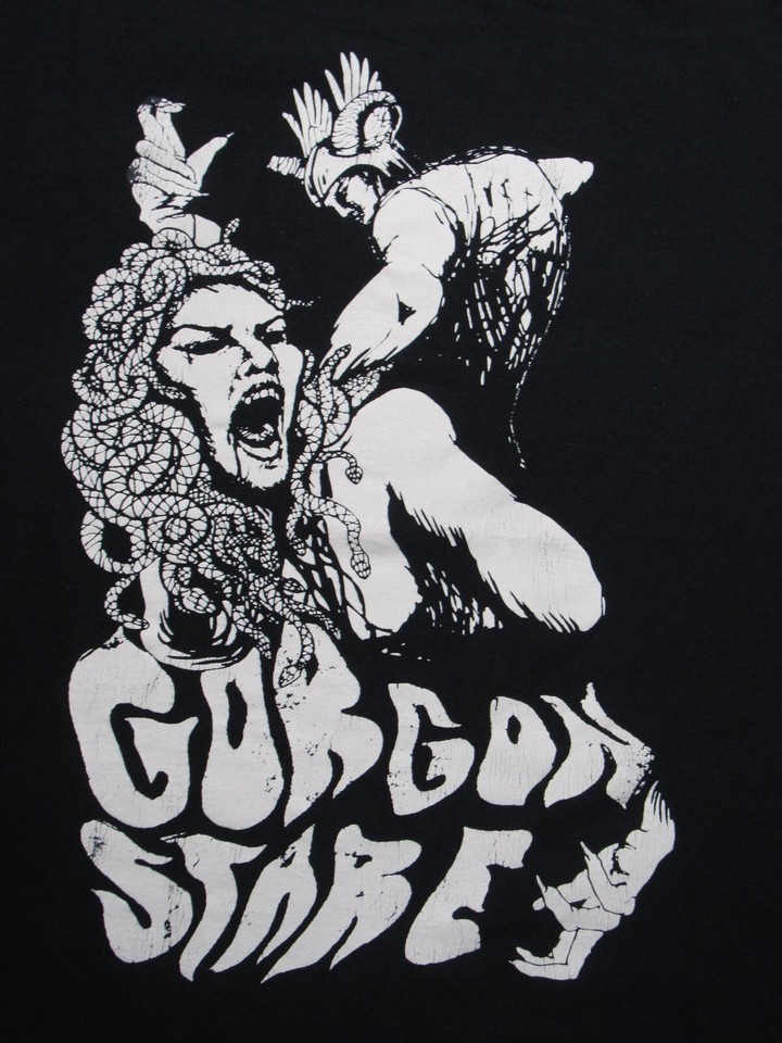 GORGON STARE Metal Band T-SHIRT Mens S Portland OR Doom NWOBHM Thrash ...