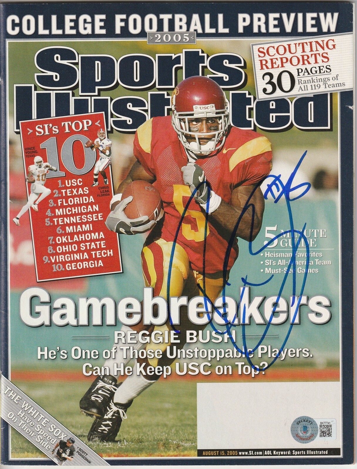 Reggie Bush Autographed Memorabilia | Signed Photo, Jersey ...
