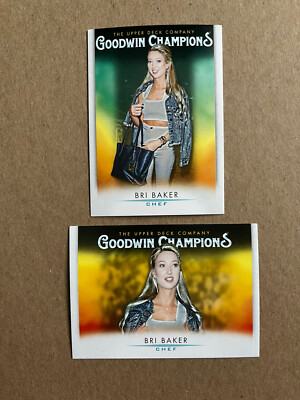 2021 Upper Deck Goodwin Champions Base #45 & #66 Bri Baker - Chef | eBay