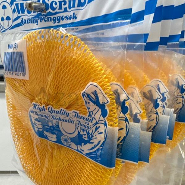 50 Pieces Durable Fish Net for Scrub Washing Dishes Cleaning WHOLESALE ...