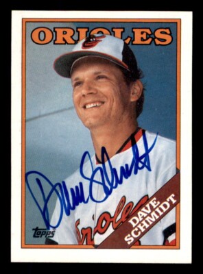 1988 Topps Baseball #214 Dave Schmidt Signed Auto Autograph (no COA) | eBay