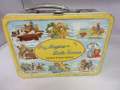 VINTAGE ADVERTISING ROY ROGERS TIN LUNCHBOX LUNCH BOX PAIL 793-R | eBay