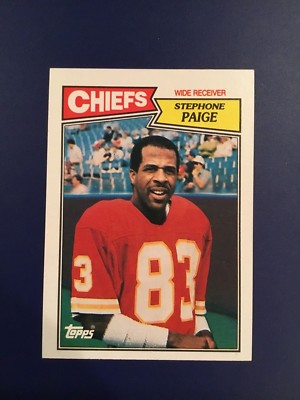 1987 Topps #162 STEPHONE PAIGE Kansas City Chiefs SET BREAK NM-MINT | eBay