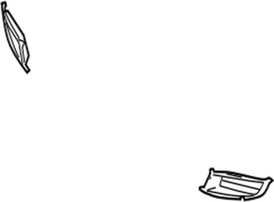 6405A055 Mitsubishi Bezel, fr fog lamp, lh 6405A055, New Genuine OEM ...