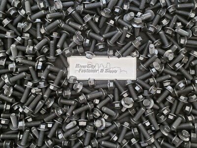 (10) M12-1.75 x 35 Head Hex Flange Bolts 10.9 12mm x 35mm M12x1.75x35 ...