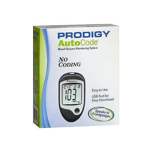 Prodigy AutoCode Blood Glucose Monitoring 4 Languages System 1 Count ...