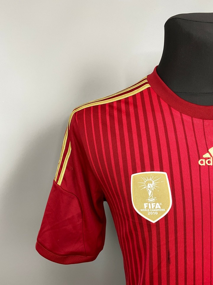 SPAIN 2014 2015 HOME SHIRT FOOTBALL JERSEY CAMISETA ADIDAS G85279 MENS ...