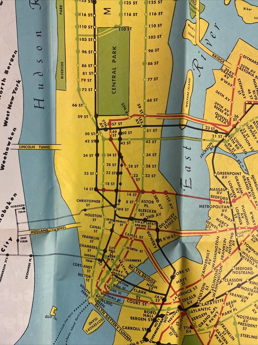 Nyc Tourist Map 1933 New York Maps The Tourist Maps Of NYC To Plan