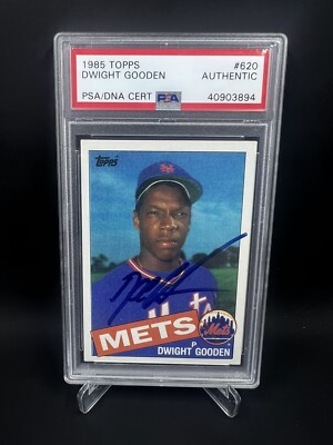 Dwight Gooden Signed 1985 Topps RC IP Auto PSA/DNA New York Mets | eBay