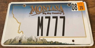 M777 Vanity License Plate Montana Howitzer Towed Artillery Piece ...