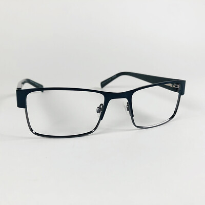 SPECSAVERS eyeglasses BLUE/GUNMETAL RECTANGLE glasses frame MOD: CONAN ...