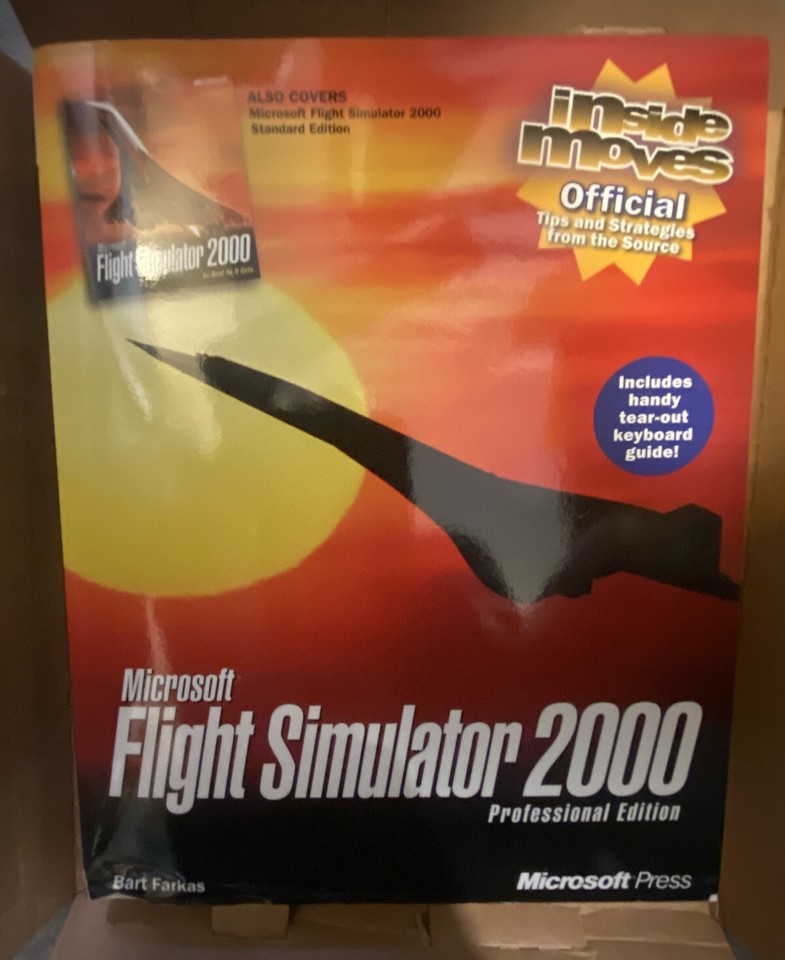 Vintage Microsoft Flight Simulator 2000 Professional Edition PC 1999 ...
