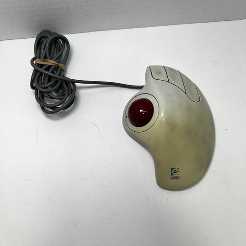 Logitech Trackman Marble Trackball 3 Button Mouse Model T-CH11 | eBay