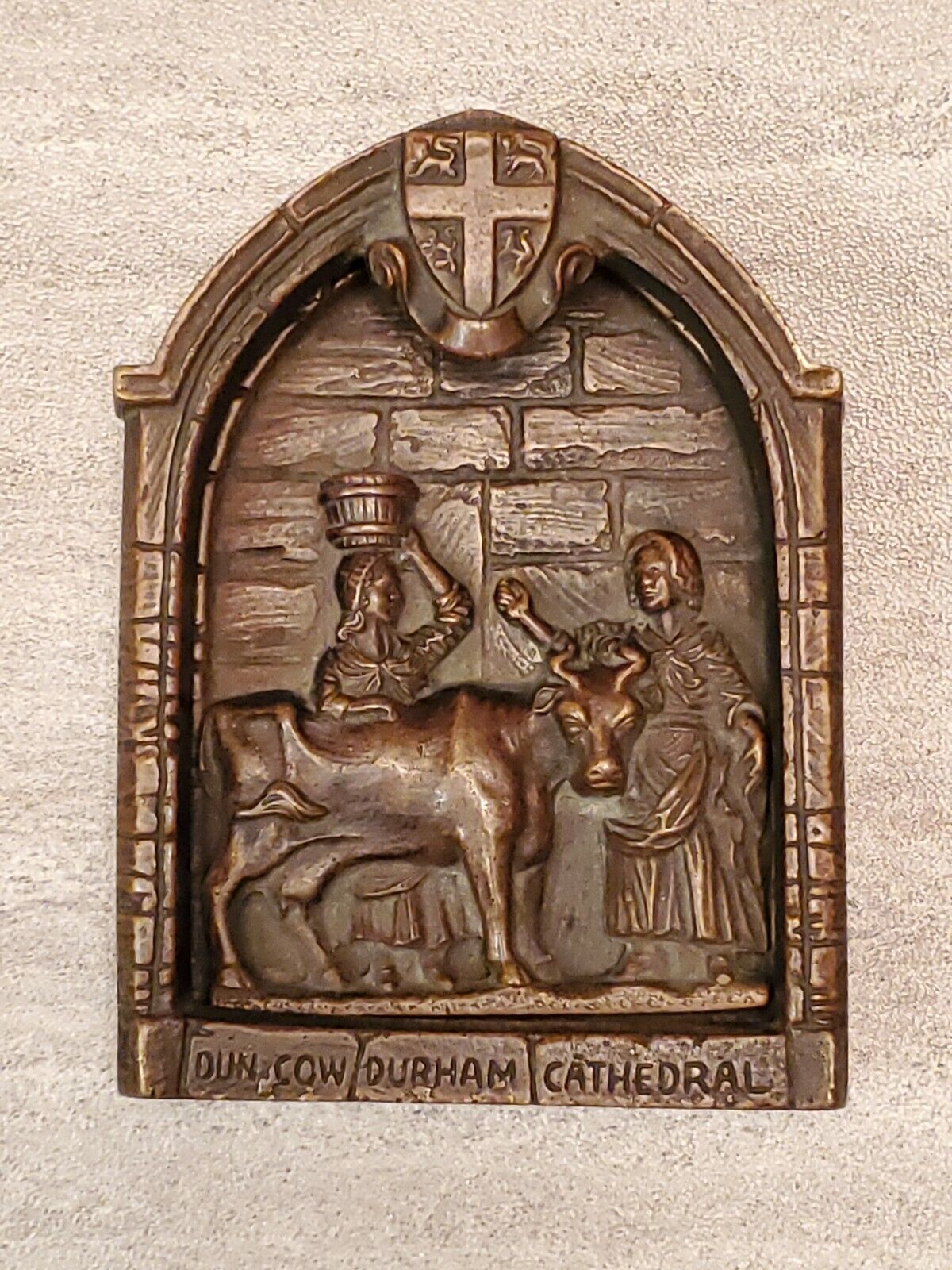 Dun Cow Durham Cathedral Door Knocker with Beautiful Original Patina HU ...