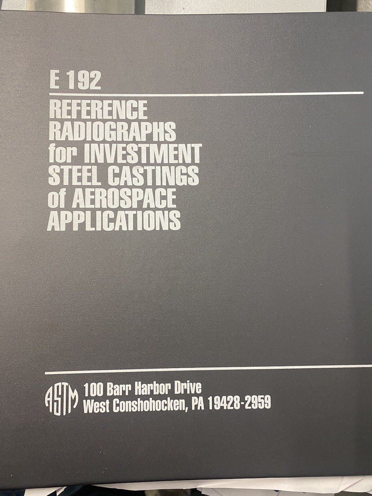 ASTM E 192 Reference , Röntgen, Durchstrahlung, Ct Zfp Richtreihe | eBay