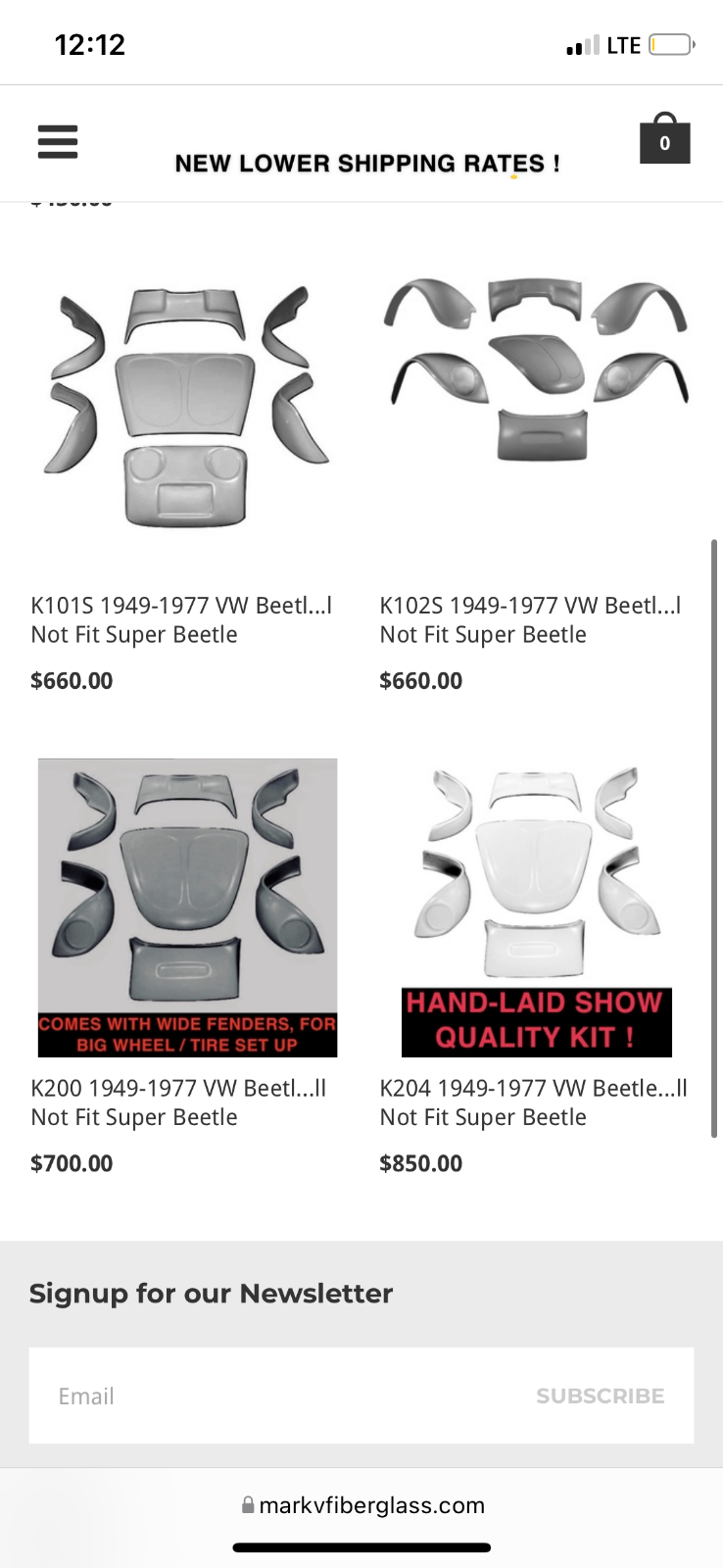1949-71 72 73 74 75 76 1977 vw bug beetle baja kit 7 piece WIDE eye ...