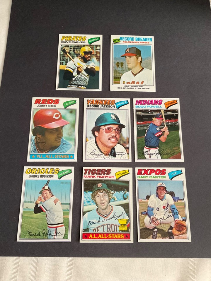 1977 Topps Baseball Set Complete - High Grade - 660 Cards - | eBay