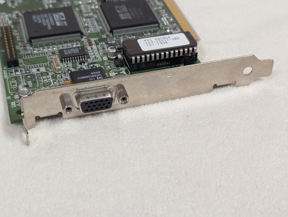 Vintage ATI Mach64 109-25500-30 2MB VGA PCI Video Graphics Card ...