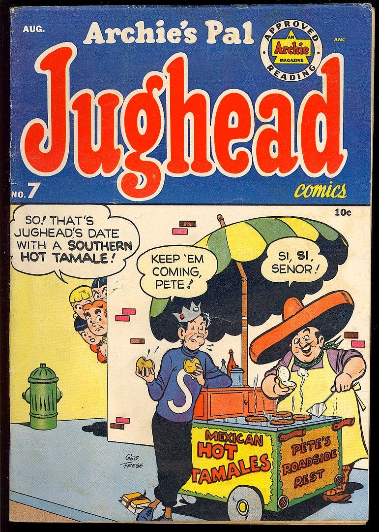 Archie's Pal Jughead #7 Nice Pre-Code Golden Age Vintage Archie Comic ...