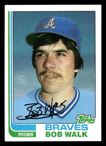 1982 Topps Bob Walk #296 - Atlanta Braves - NM+ | eBay